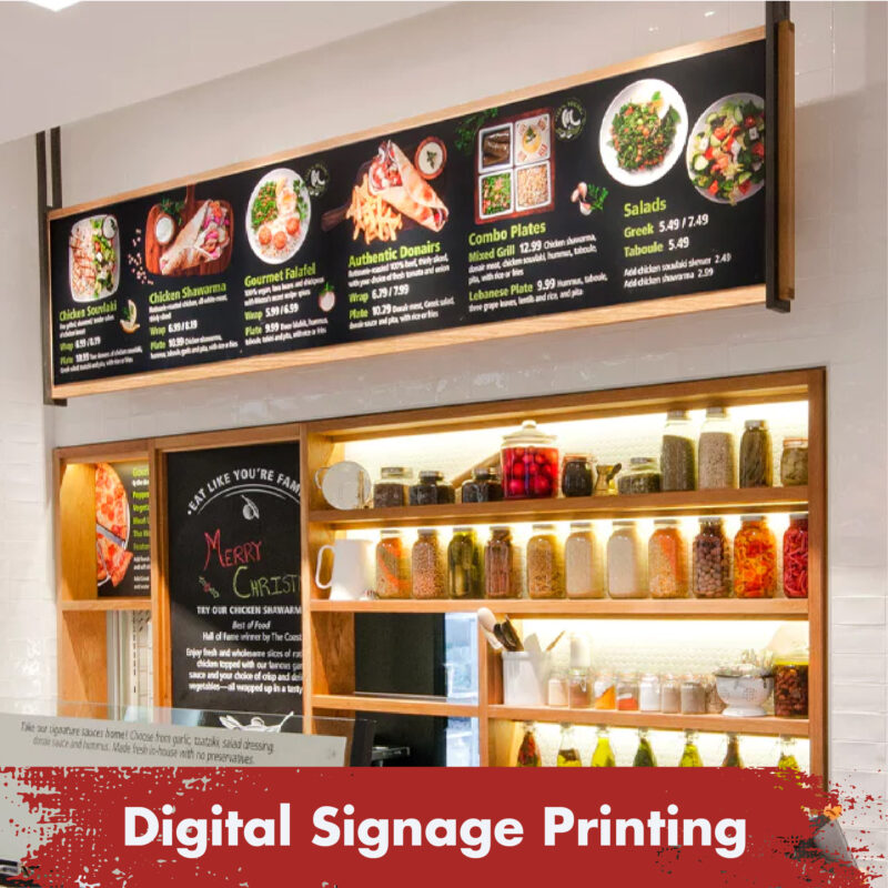 Digital Signage Printing – soloprint.ca